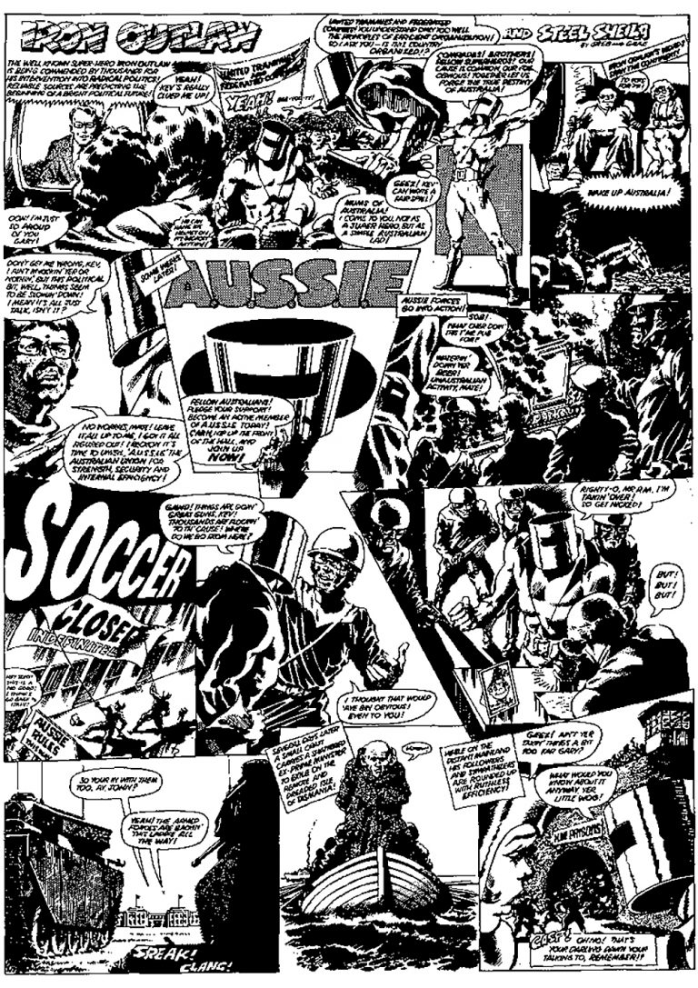 Cartoons and Comics - Ned Kelly - Australian Iron Outlaw | Folk Hero ...