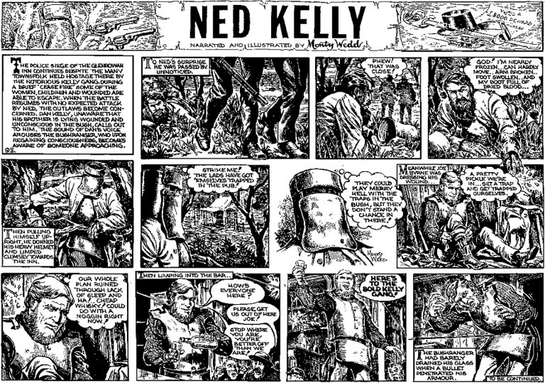 Cartoons and Comics - Ned Kelly - Australian Iron Outlaw | Folk Hero ...