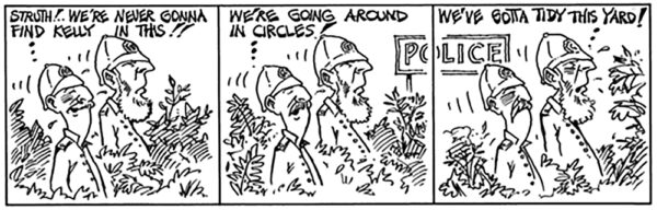 Cartoons and Comics - Ned Kelly - Australian Iron Outlaw | Folk Hero ...